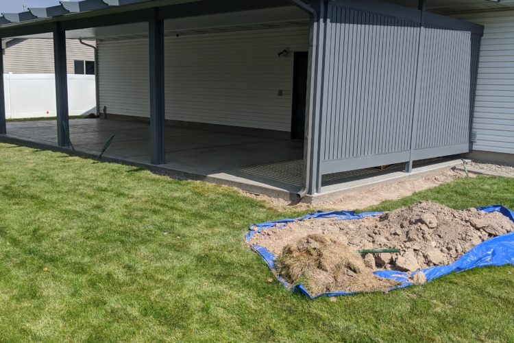 Patio Cover with Privacy Wall Ideas - Sharp Exteriors