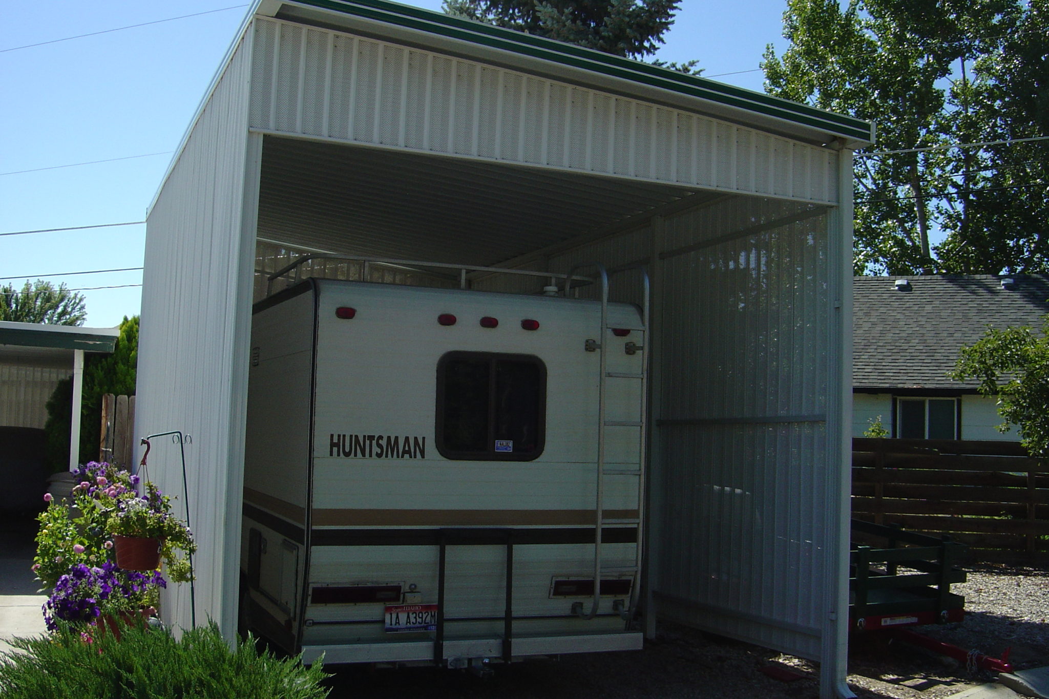 Custom RV Carport by Sharp Exteriors - Sharp Exteriors